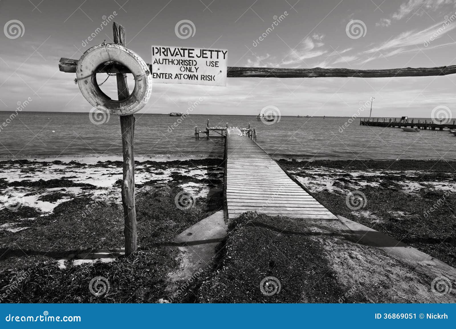 Small Private Jetty stock image. Image of horizon, morning - 36869051