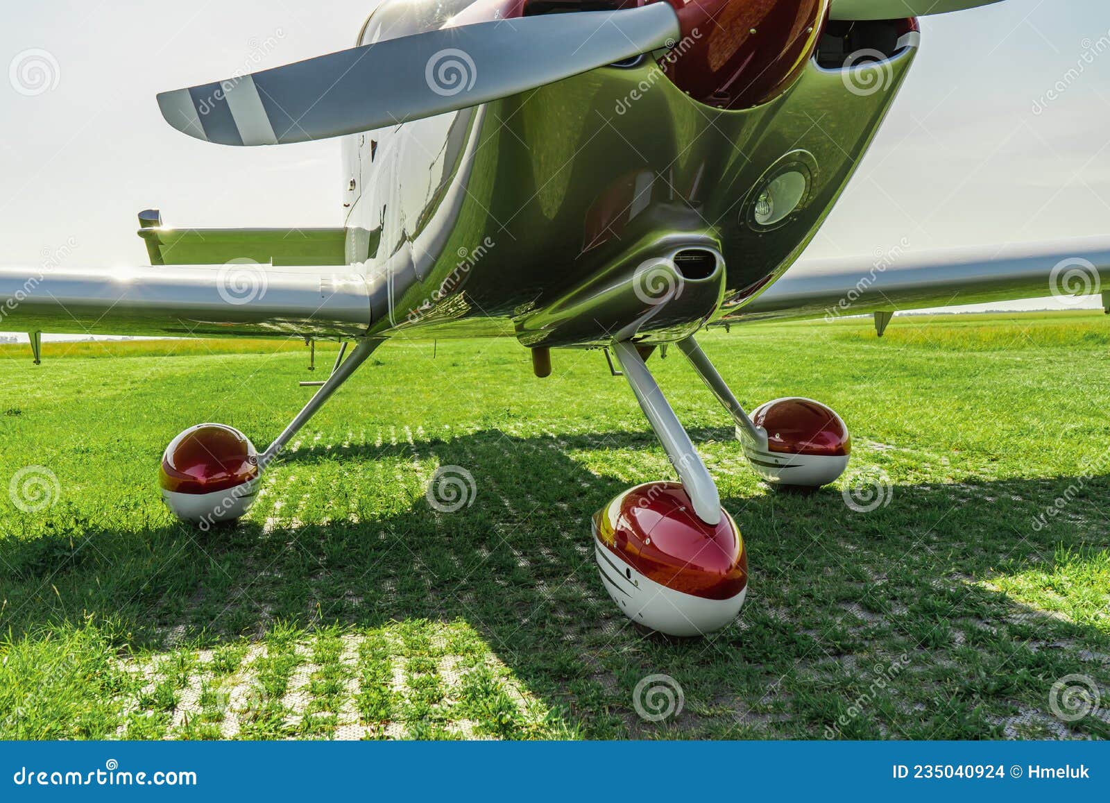 Small Private White Plane before the Flight. Editorial Stock Image ...