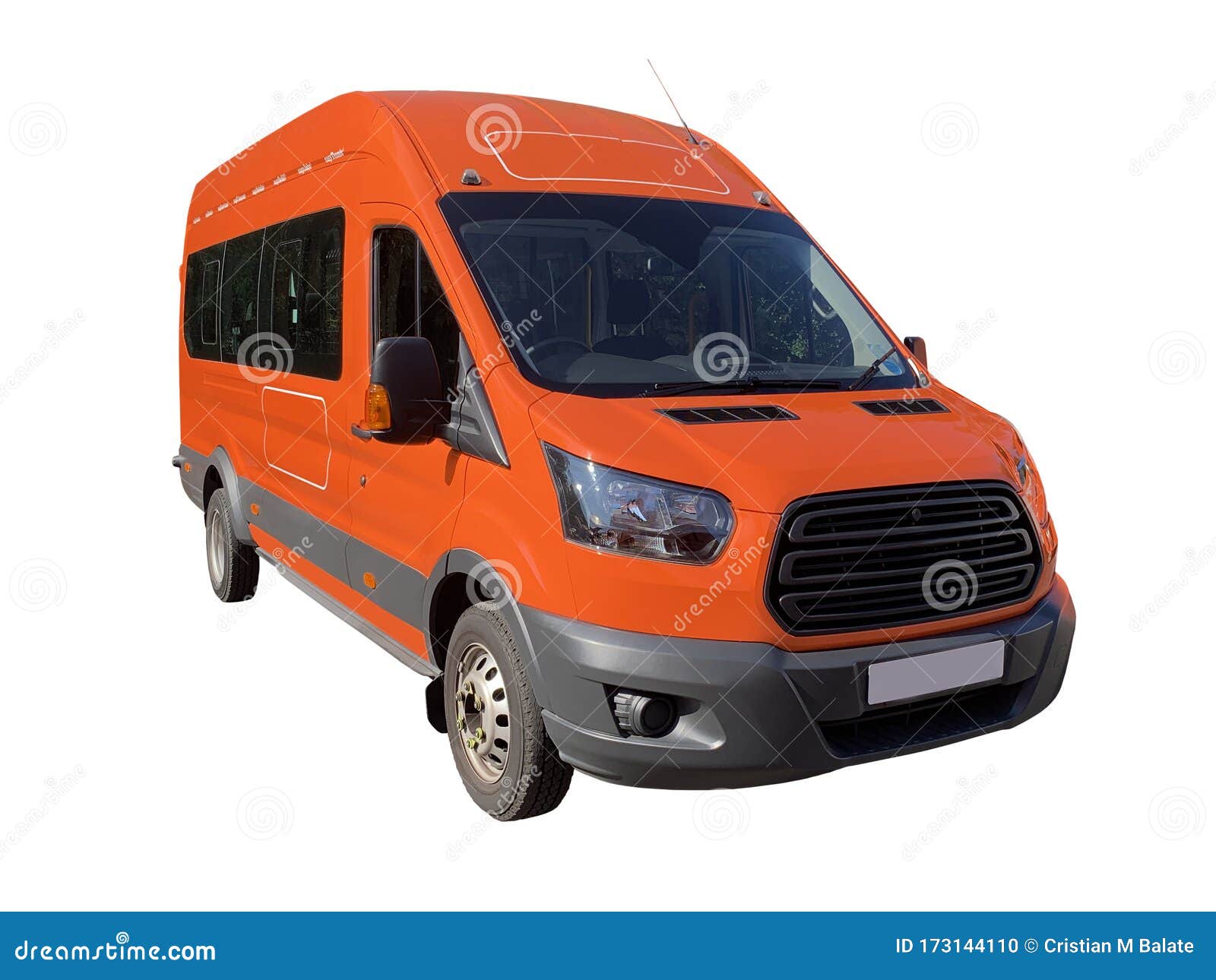 Small Public Bus Cut on White Stock Photo - Image of omnibus, object ...