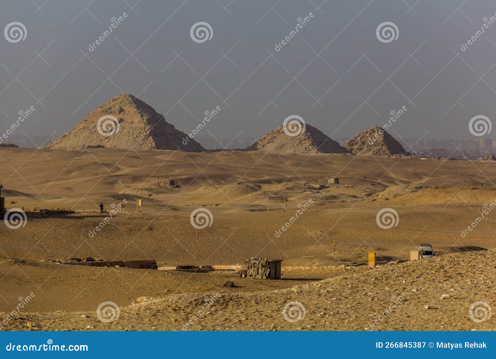 Small Pyramids in Saqqara, Egy Stock Image - Image of destination ...