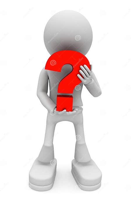 Small question stock illustration. Illustration of white - 9224665
