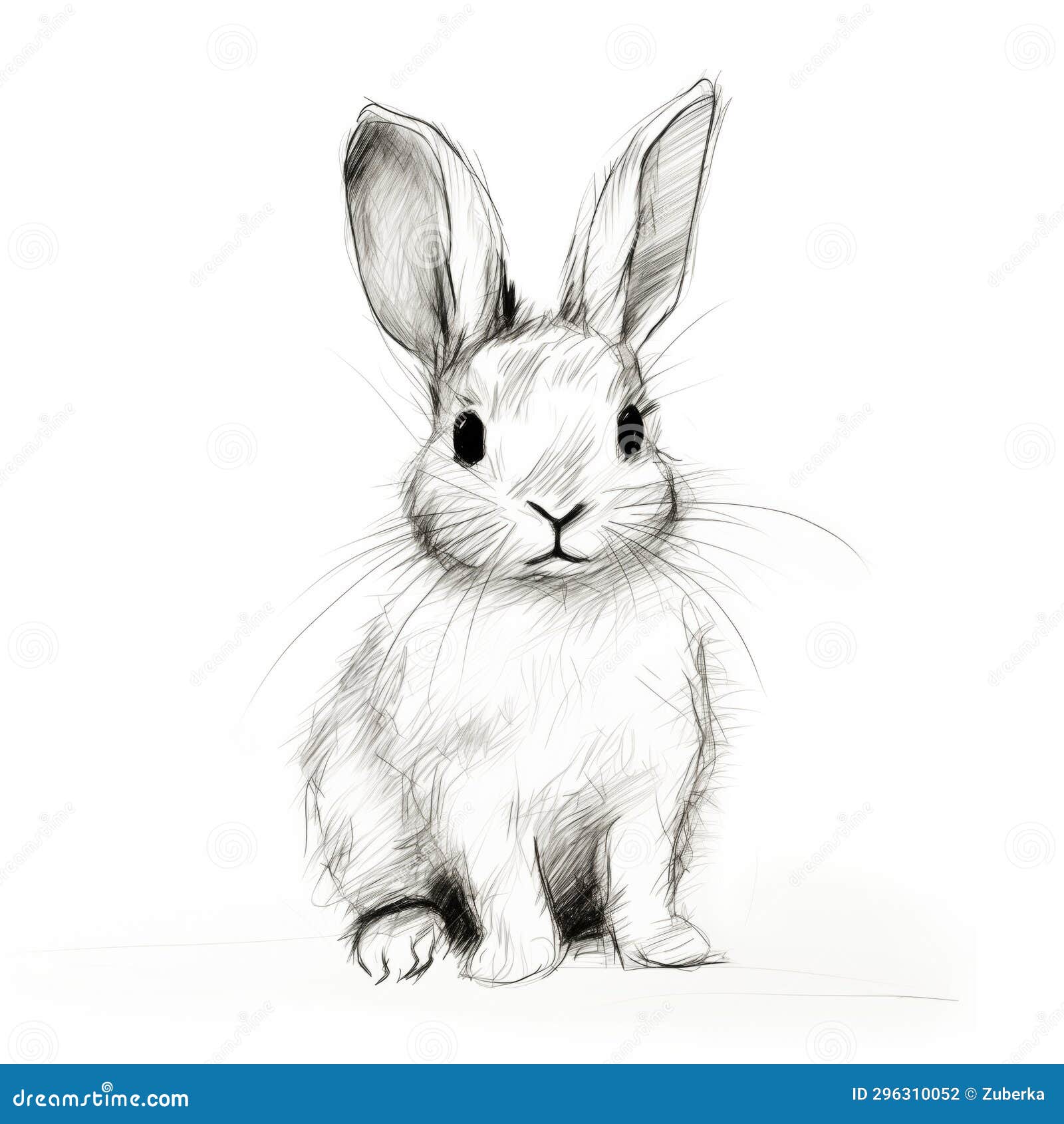 Small Rabbit Graphic Isolated Stock Illustration - Illustration of ...