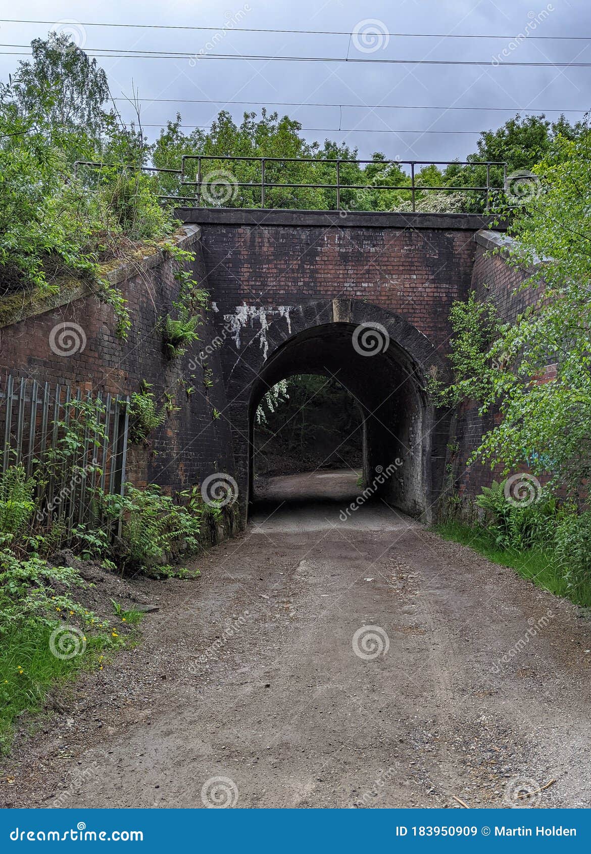 Small railway bridge stock image. Image of nature, trails - 183950909