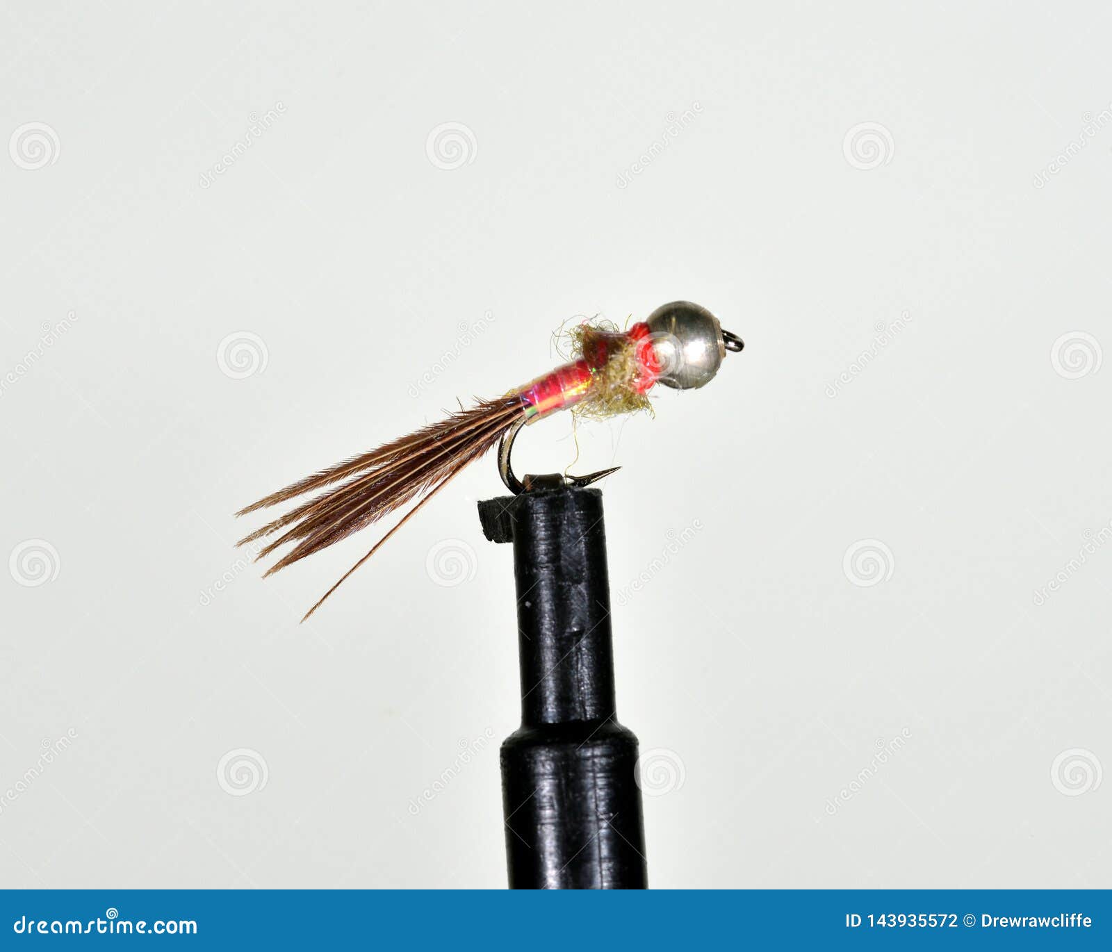 Rainbow Warrior Fly Imitation Stock Photo - Image of soft, fishing ...