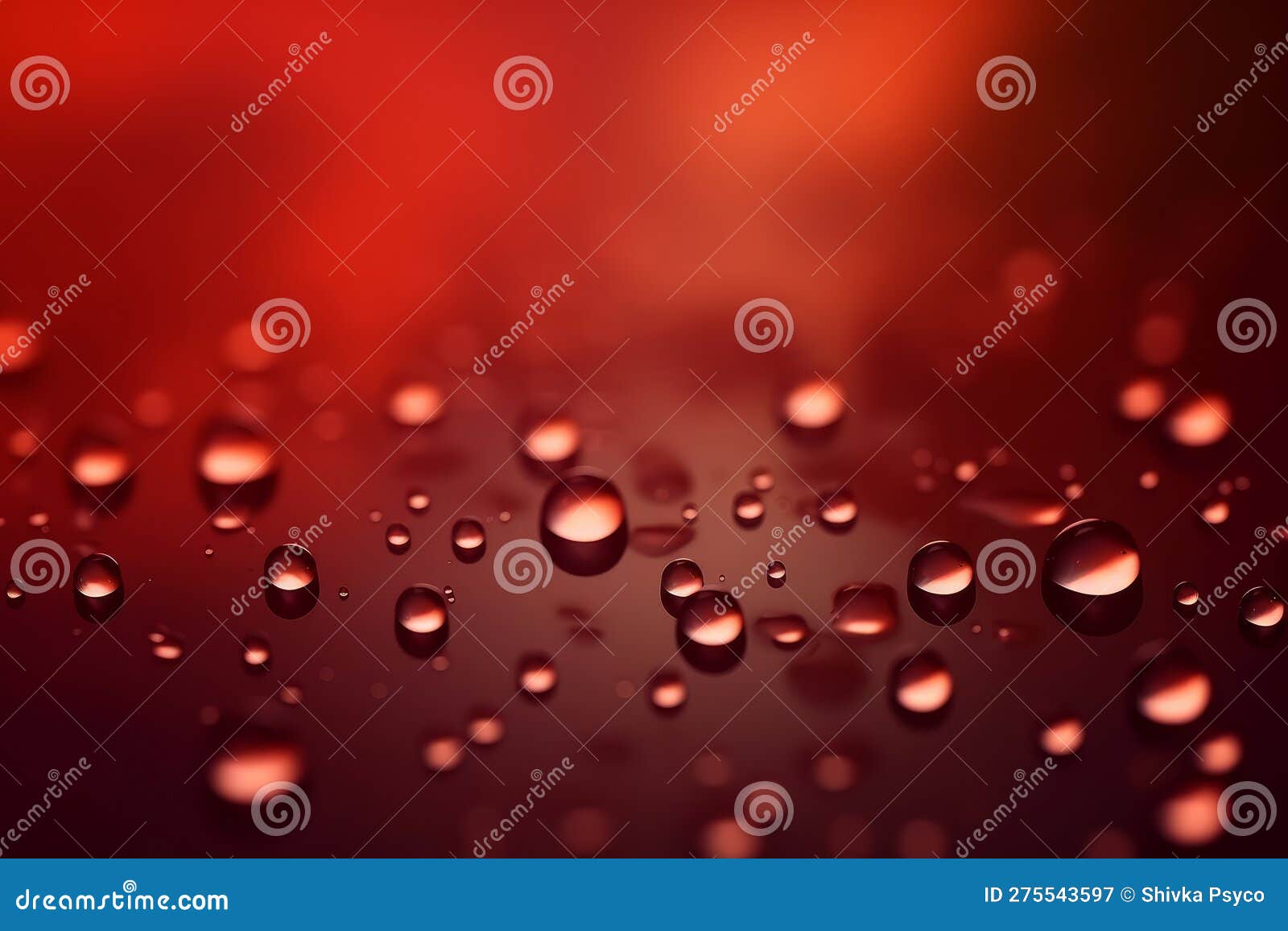 Small Raindrops on Gradient Color Background Generative AI Stock ...