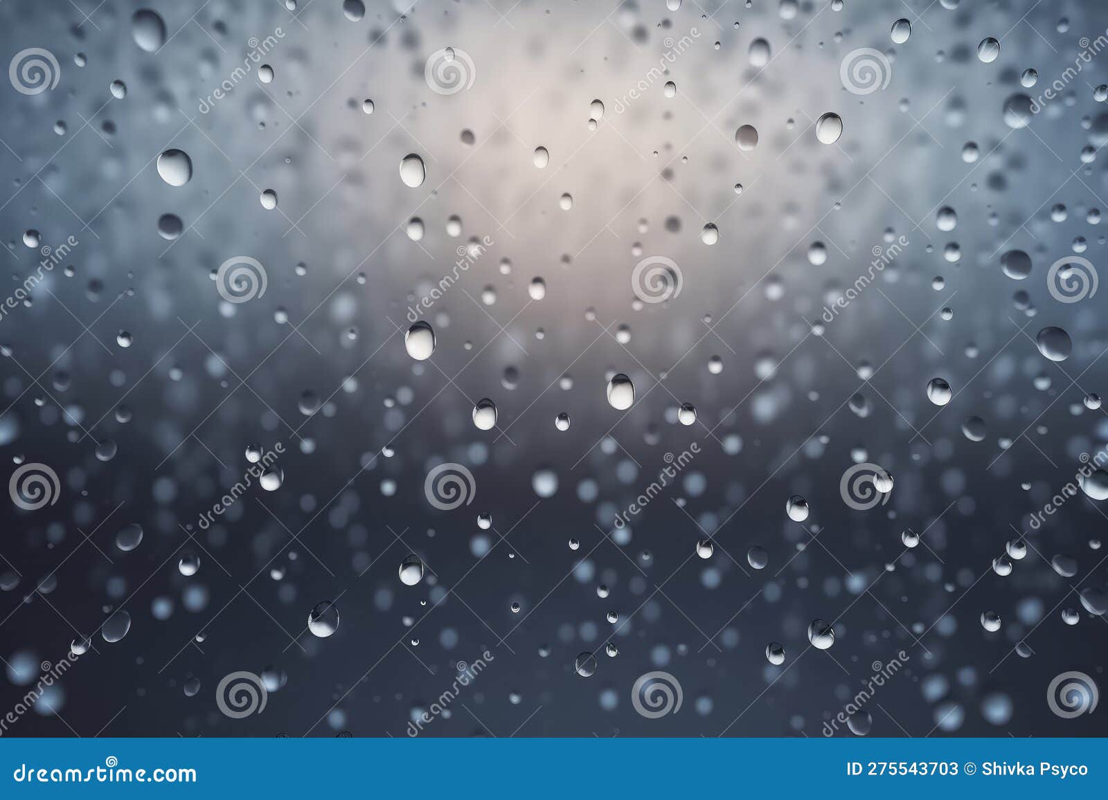 Small Raindrops on Gradient Color Background Generative AI Stock ...