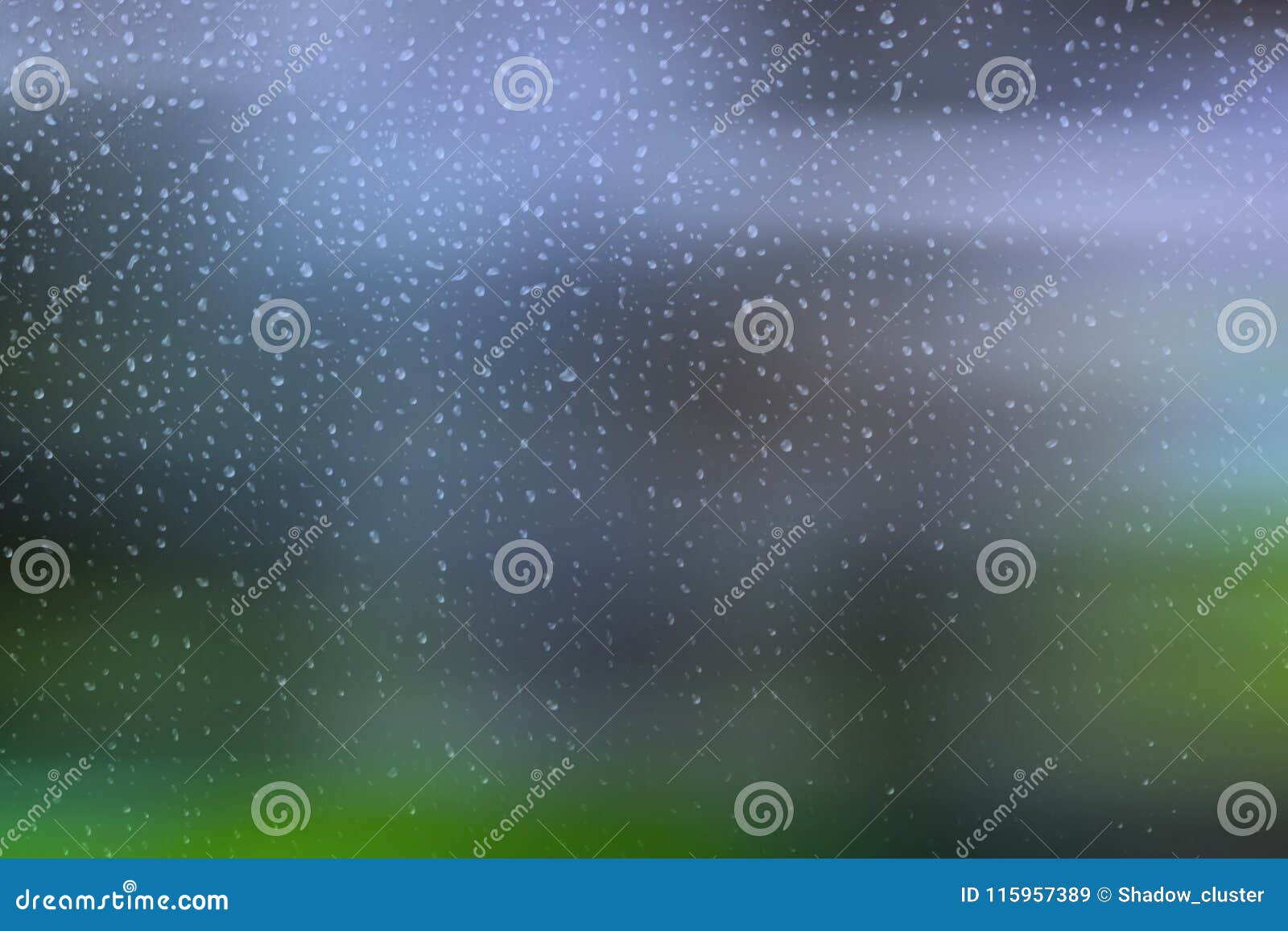 Small Raindrops on a Window Stock Illustration - Illustration of ...