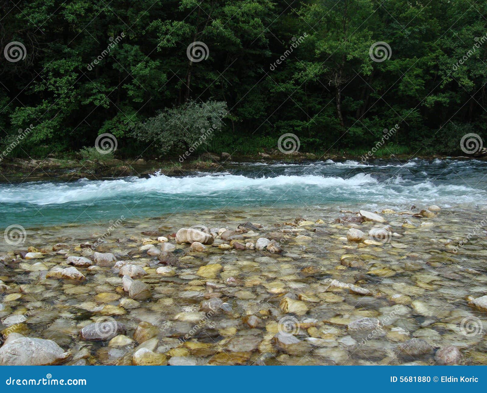 Small rapid on river stock photo. Image of peace, kayak - 5681880