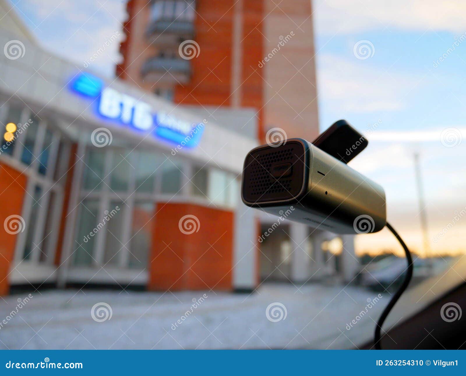 A Small Recorder for the Car. Logger without Display Editorial Image ...