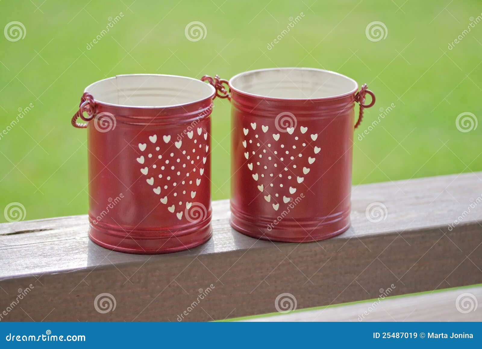 Small red bucket stock image. Image of material, classic - 25487019