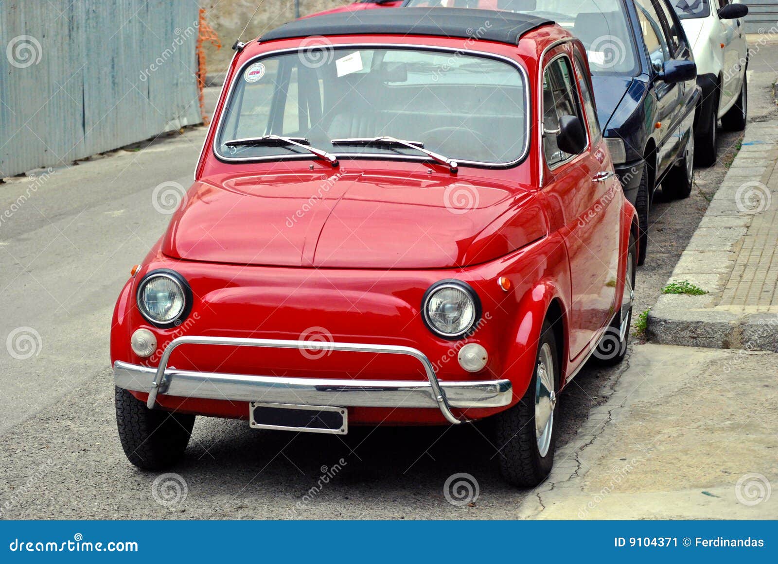Small red car stock image. Image of antique, budget, fashioned - 9104371