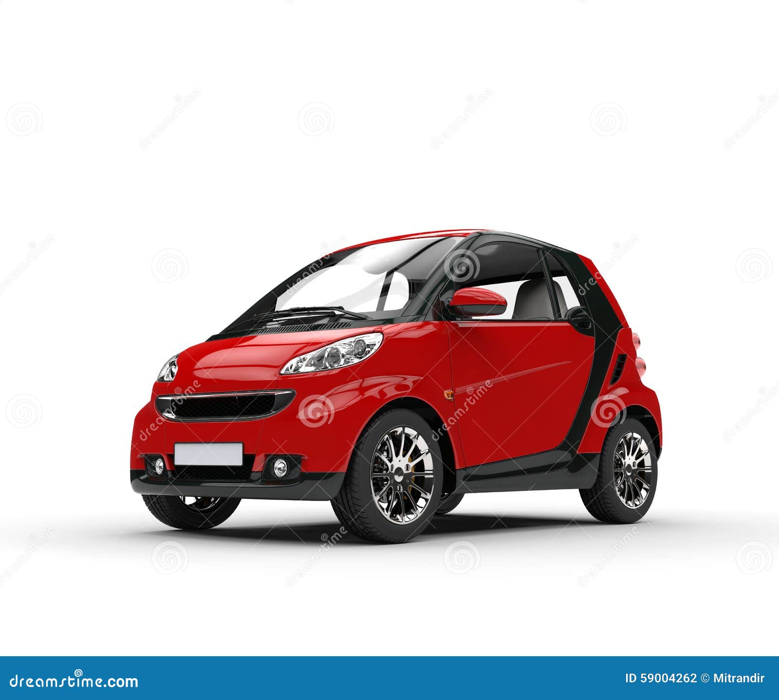 Small Red Car stock illustration. Illustration of class - 59004262