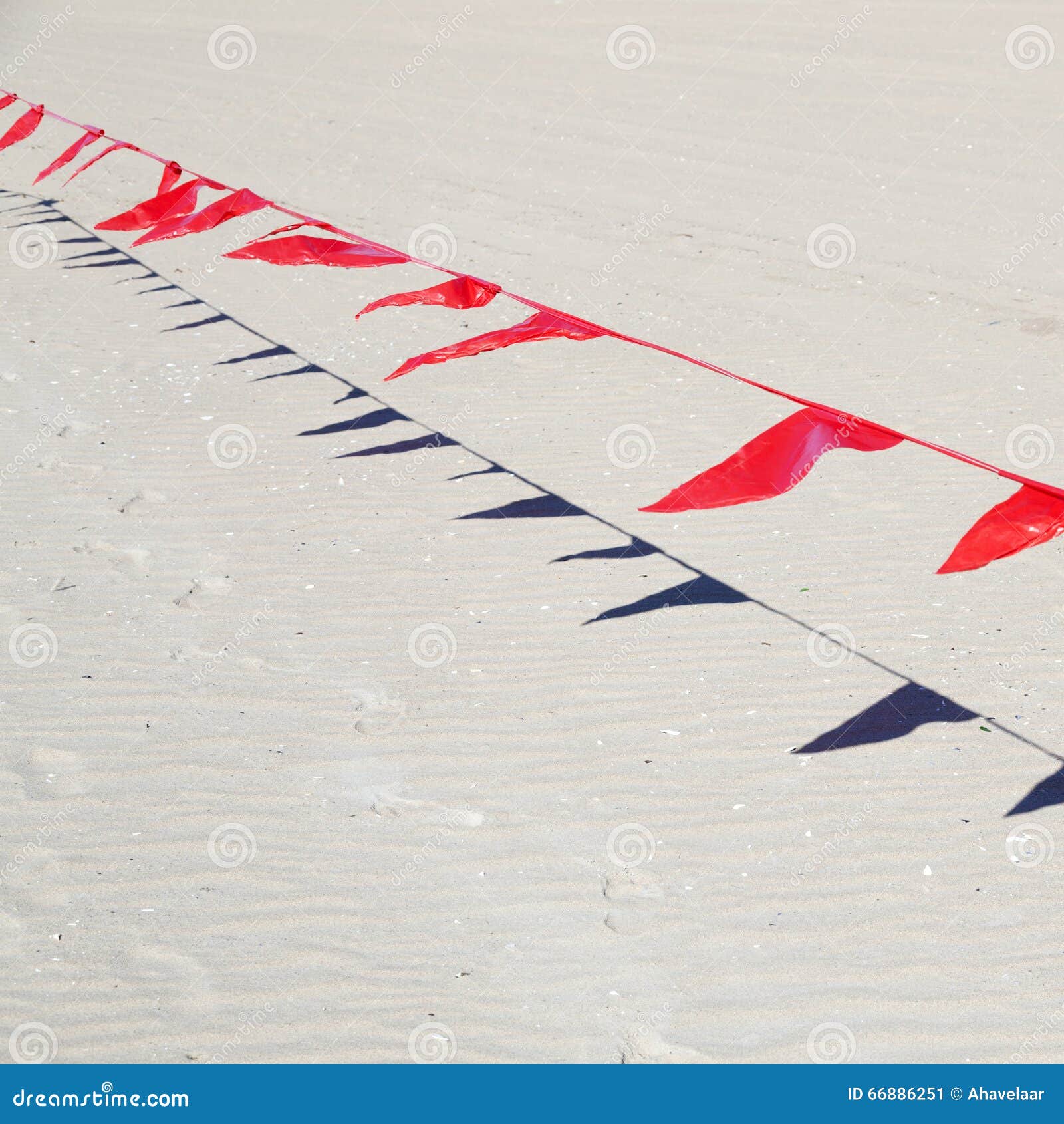 Small Red Flags Against Blue Sly Stock Image - Image of pennant, party ...
