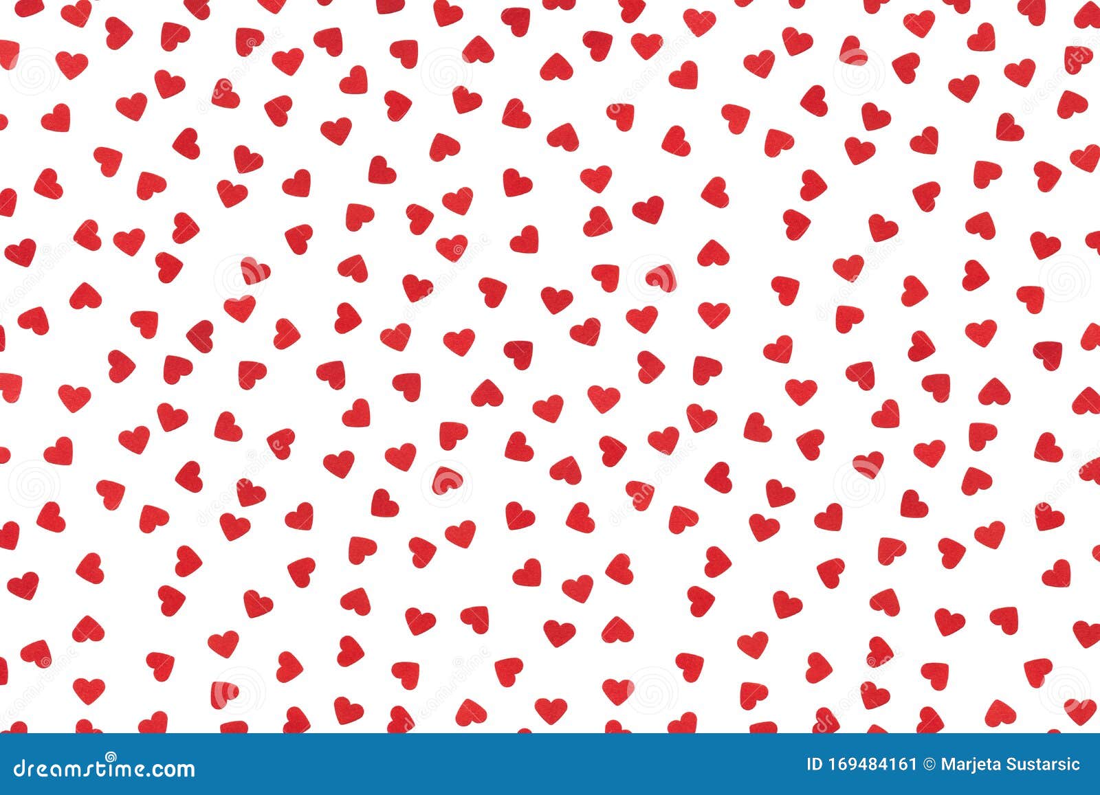 Small Red Hearts on White Background Stock Image - Image of element ...