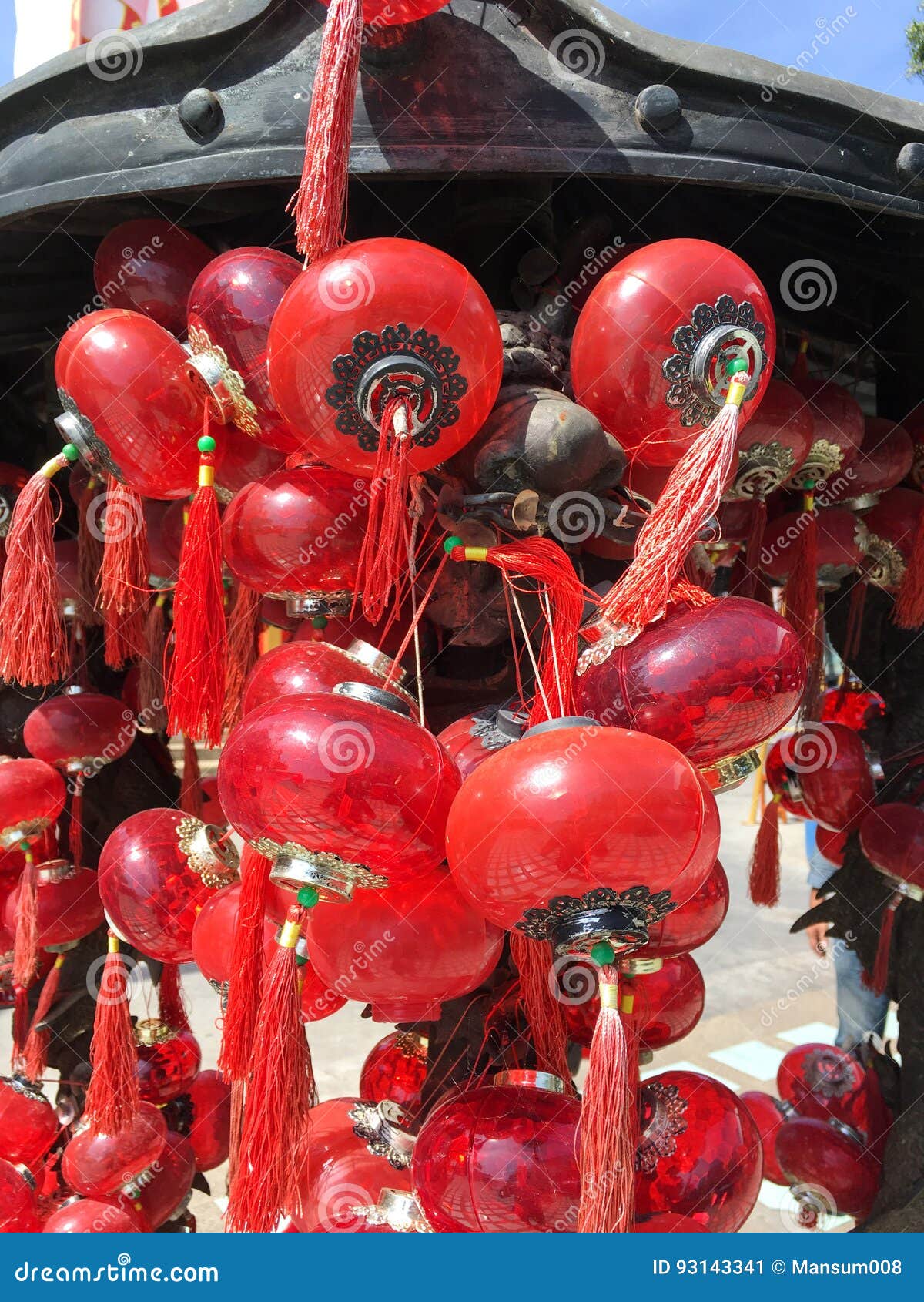 Small red lamp stock image. Image of celebration, plastic - 93143341