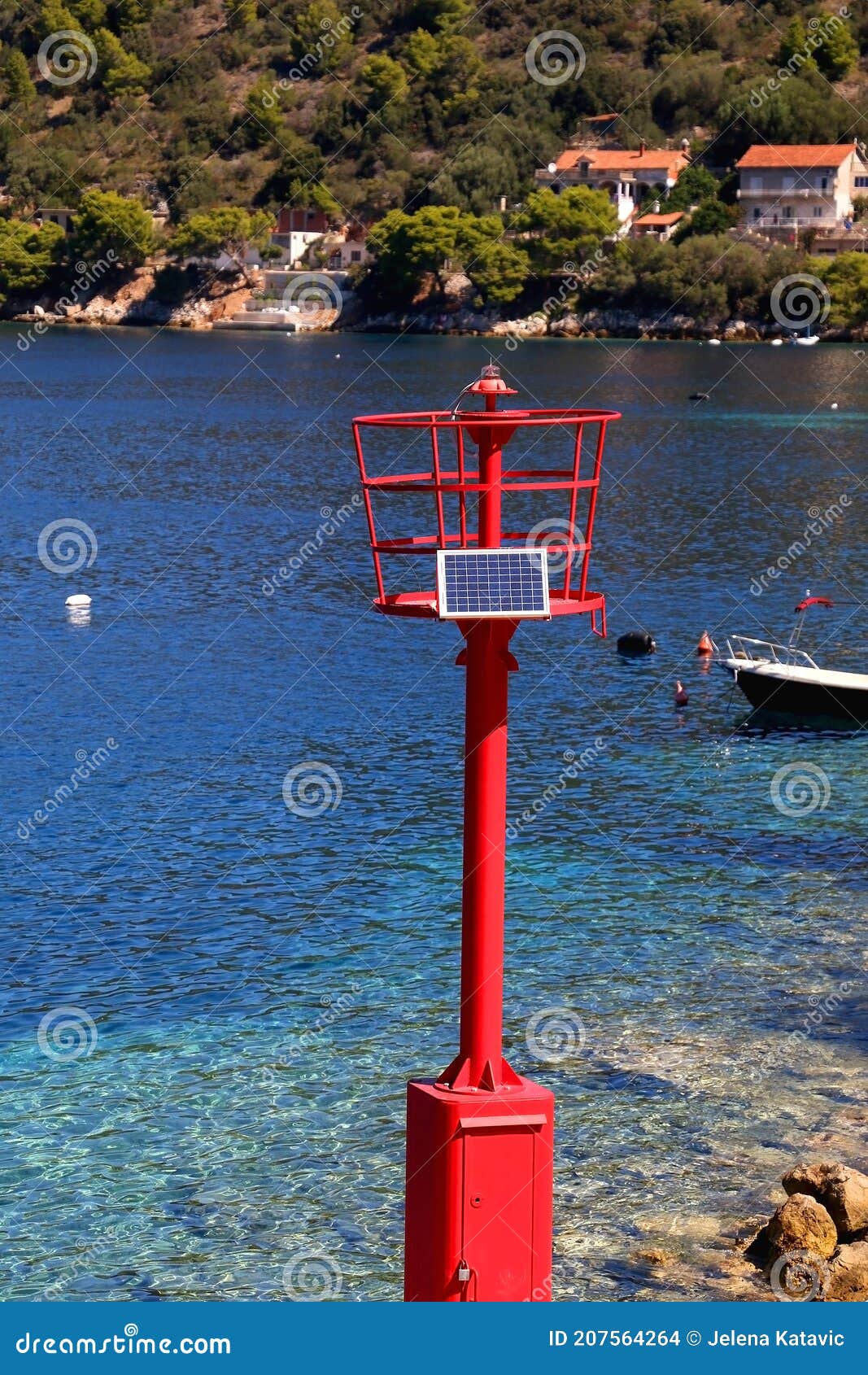 Lighthouse in Lastovo, Croatia Stock Photo - Image of port, idyllic ...