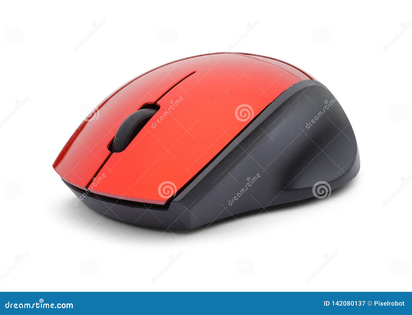 Small Red Mouse stock image. Image of optical, wireless - 142080137