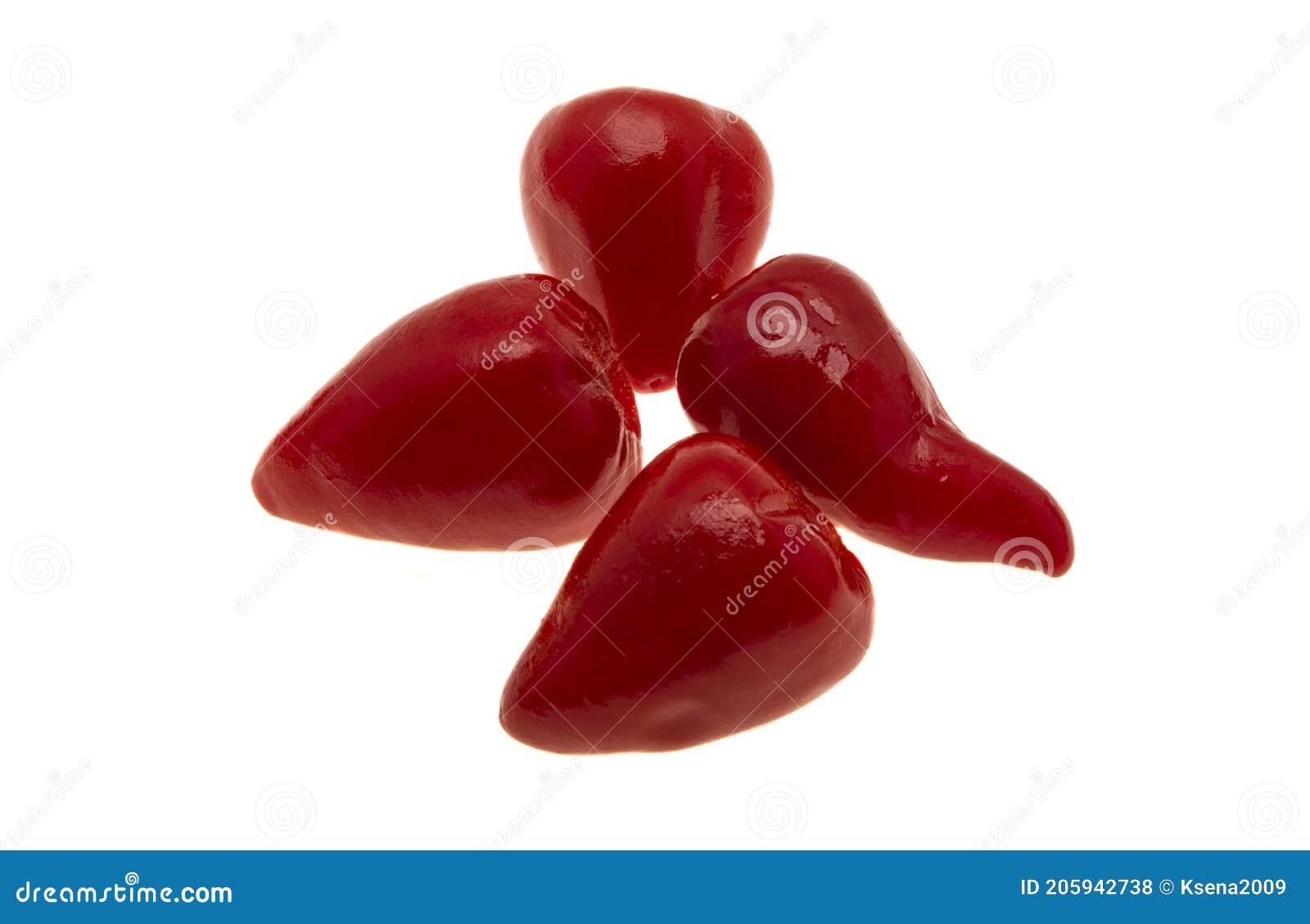 Small red pepper isolated stock photo. Image of healthy - 205942738