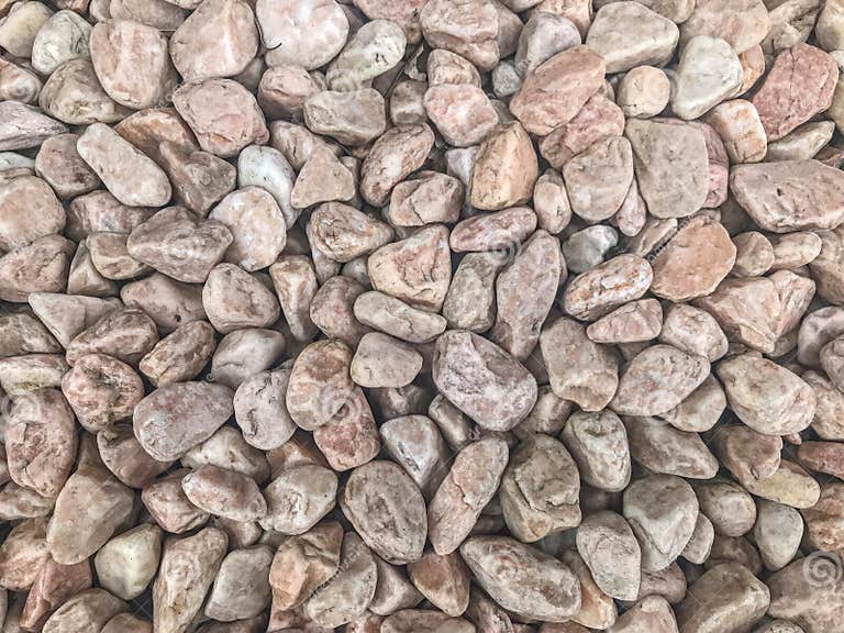 Small Red Random Shape Rock Stones Ground. Stock Photo - Image of grit ...