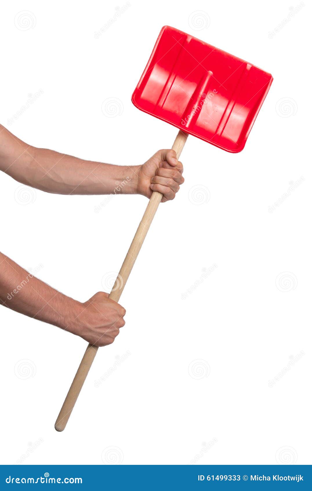 Small red snow shovel stock image. Image of cleanup, snow - 61499333