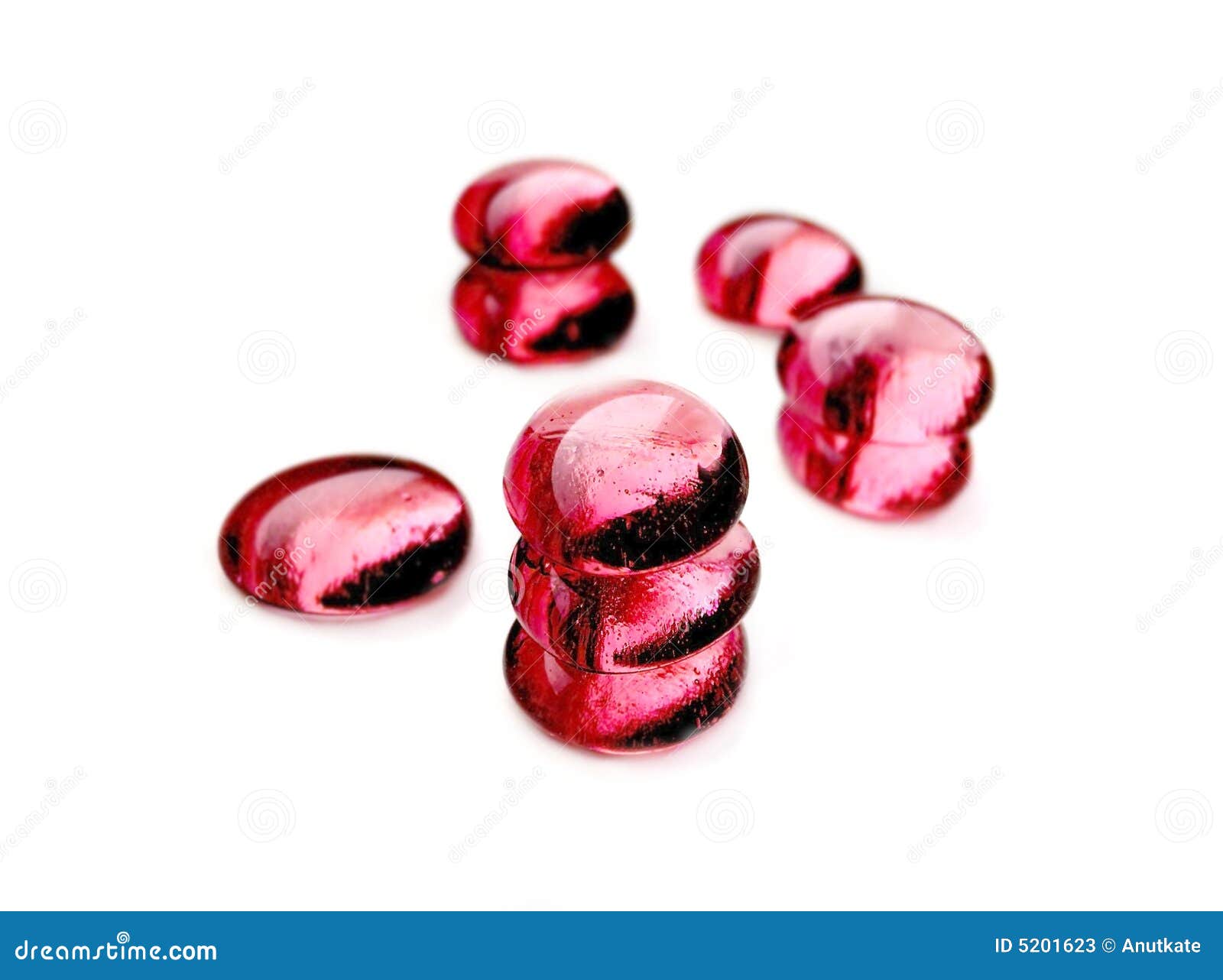 Small red stones stock image. Image of smooth, glass, stone - 5201623