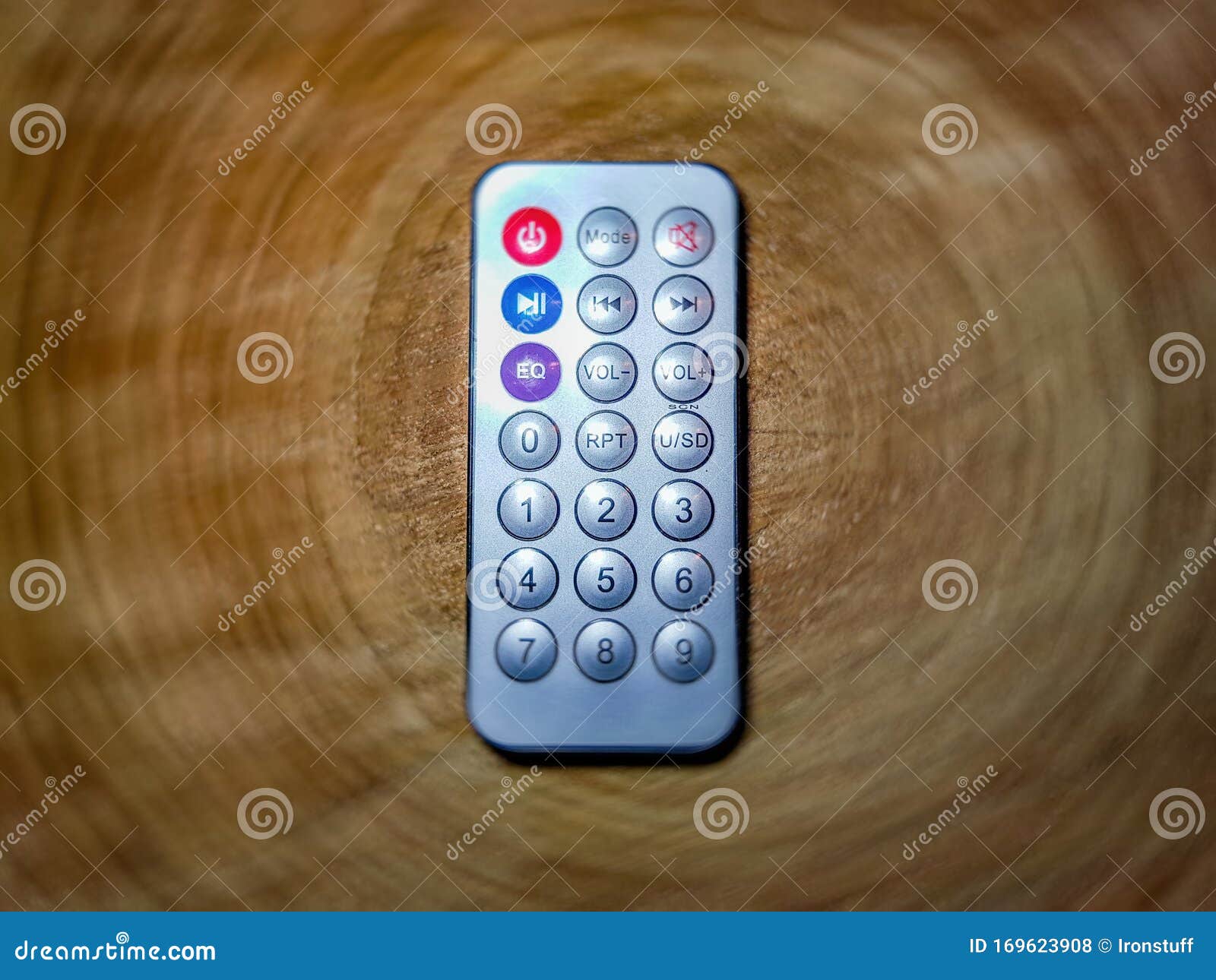 Small Remote Control on Blurry Background Stock Photo - Image of ...