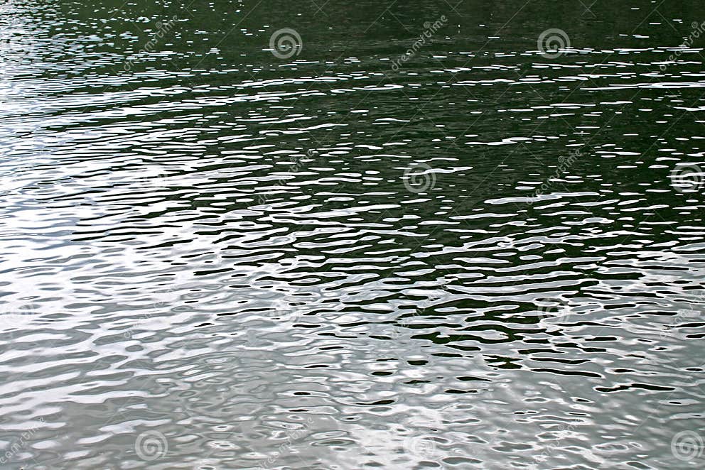 Small Ripples in the Water of a Lake Stock Image - Image of water ...