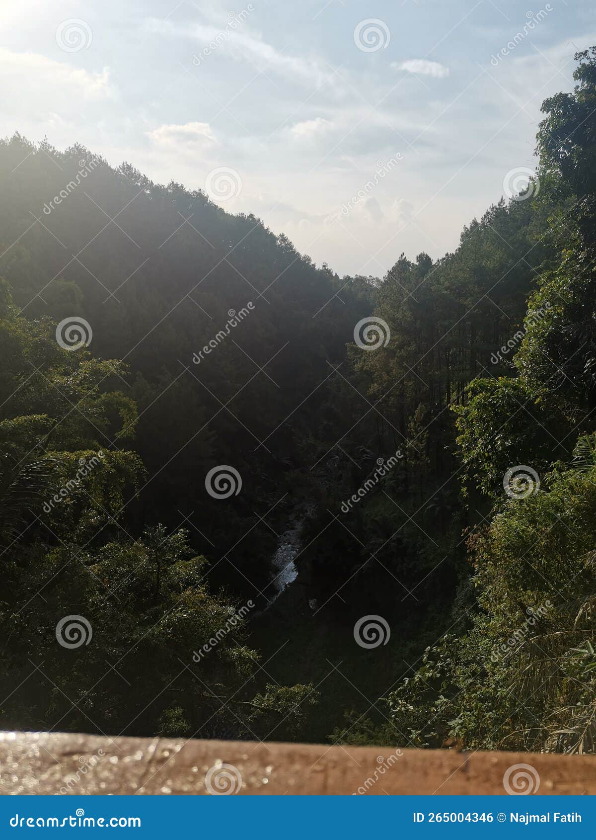 Small River between Two Cliff Stock Photo - Image of sunlight ...