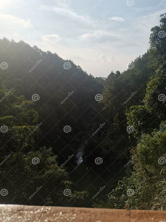 Small River between Two Cliff Stock Photo - Image of sunlight ...