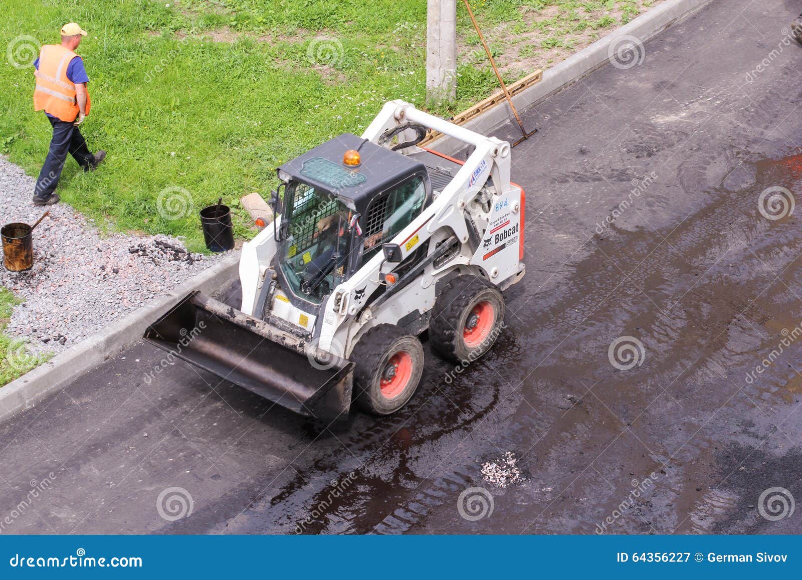 Small Road Construction Machinery. Editorial Photography - Image of ...
