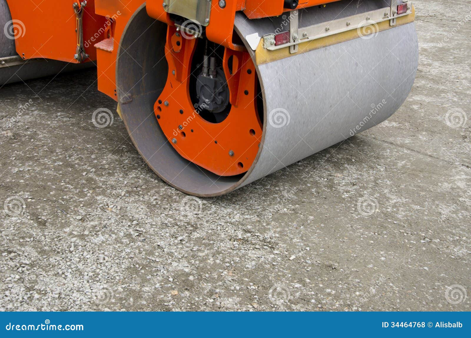 Small Road Roller on City Park Track Stock Photo - Image of path, power ...