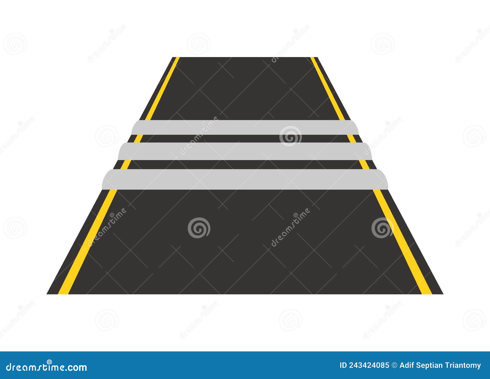 Road Bumps Shape Set. Line Oscillator Waves Different Shapes. Cartoon ...