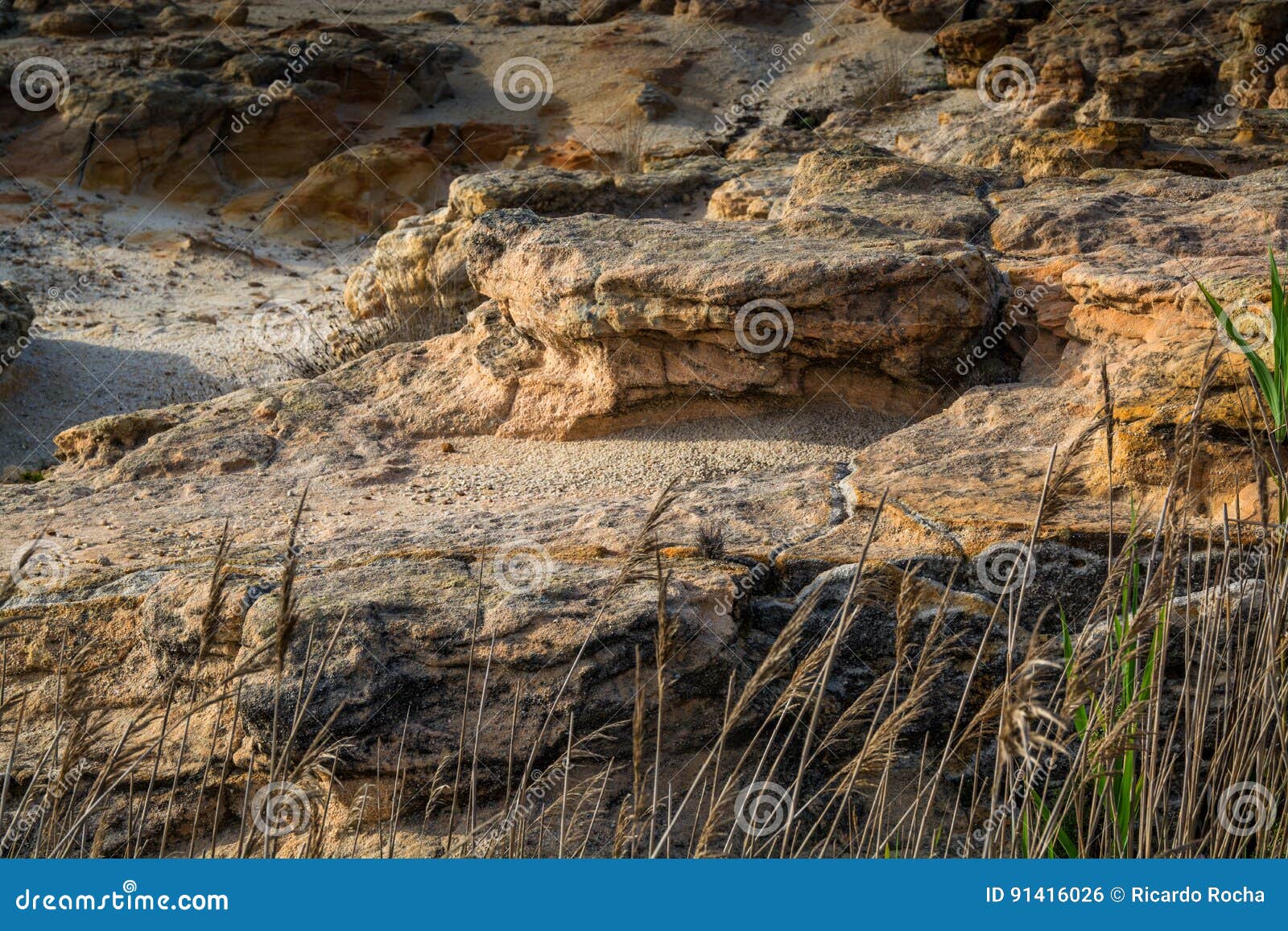 Small rock formation stock photo. Image of geological - 91416026