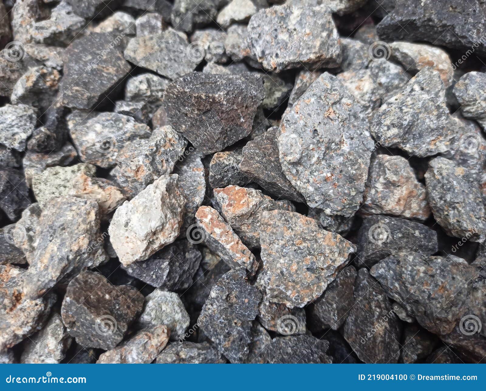 Small Rocks in the Yard with Various Colors Stock Photo - Image of ...