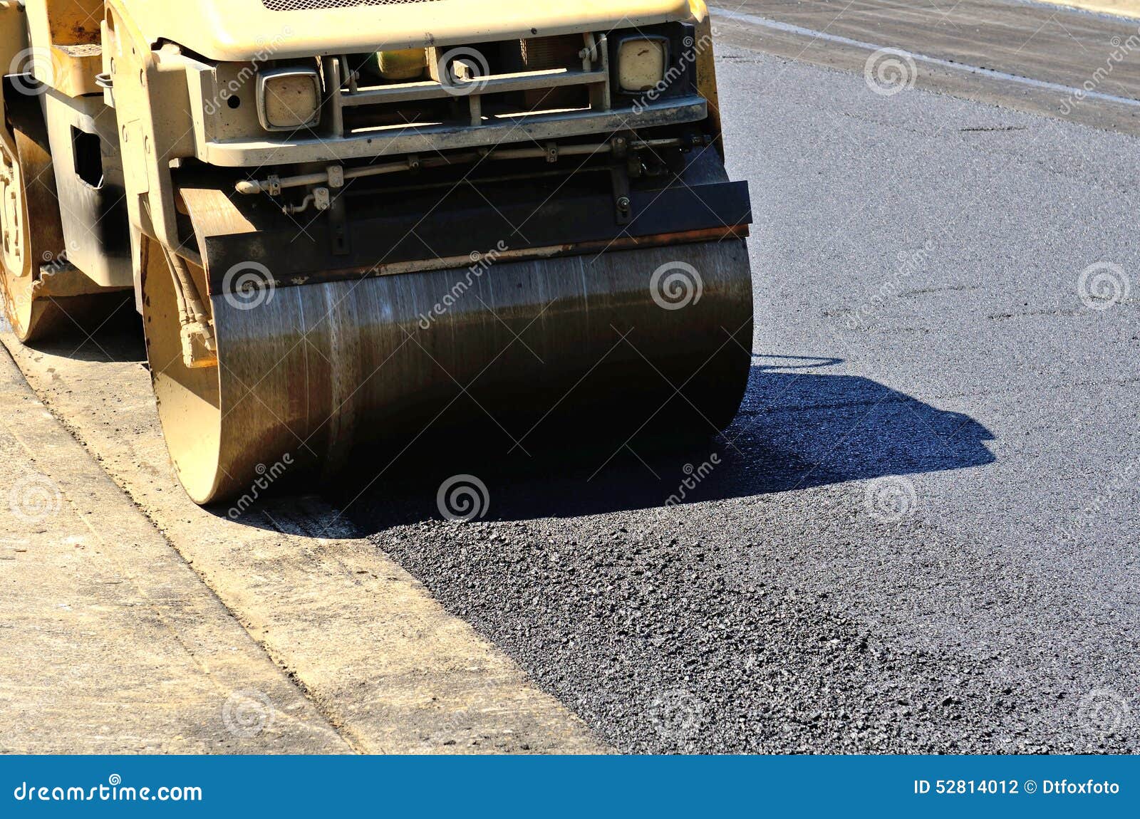 Small Roller stock photo. Image of roller, pavement, work - 52814012