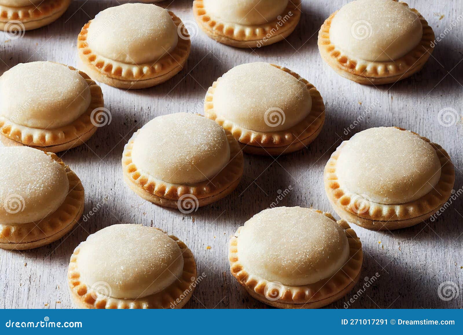 Small Round Meat Pie Made of Tender Butter Dough Stock Image - Image of ...