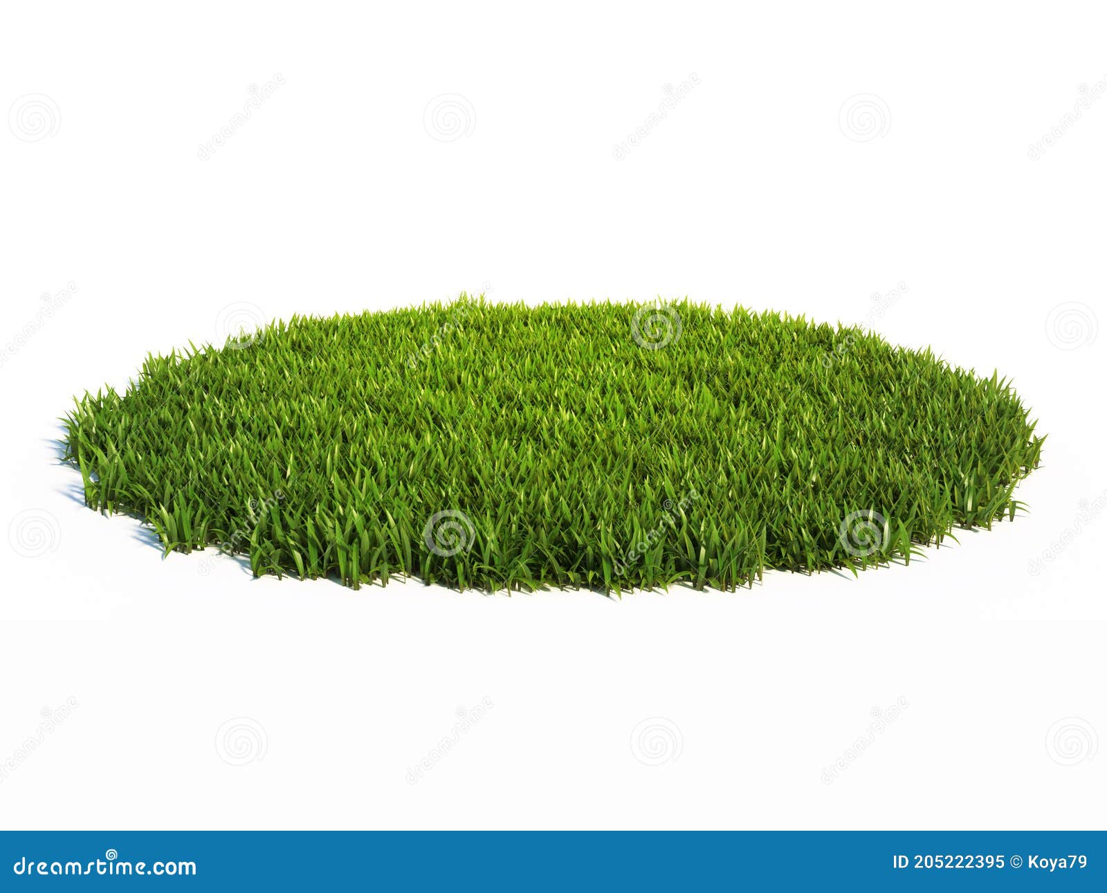 Small Round Surface Covered With Grass, Grass Podium, Lawn Background ...