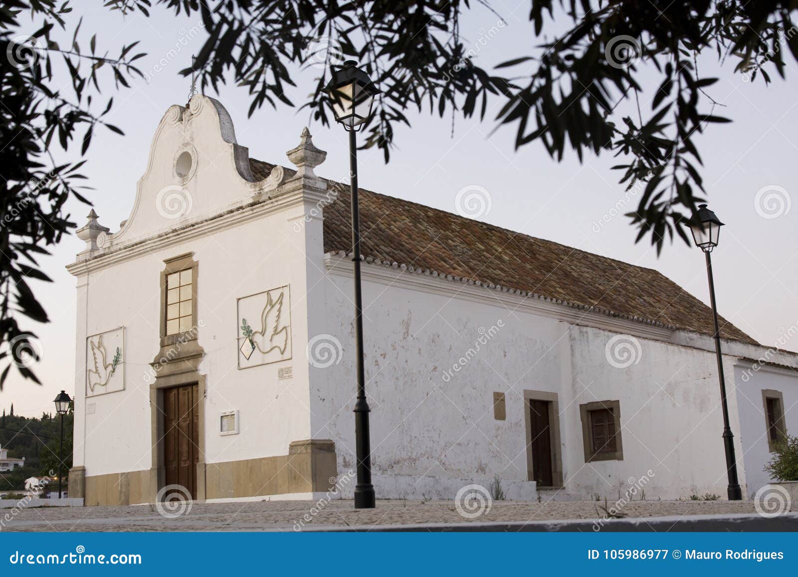 Small rural chapel stock image. Image of leaves, leafs - 105986977