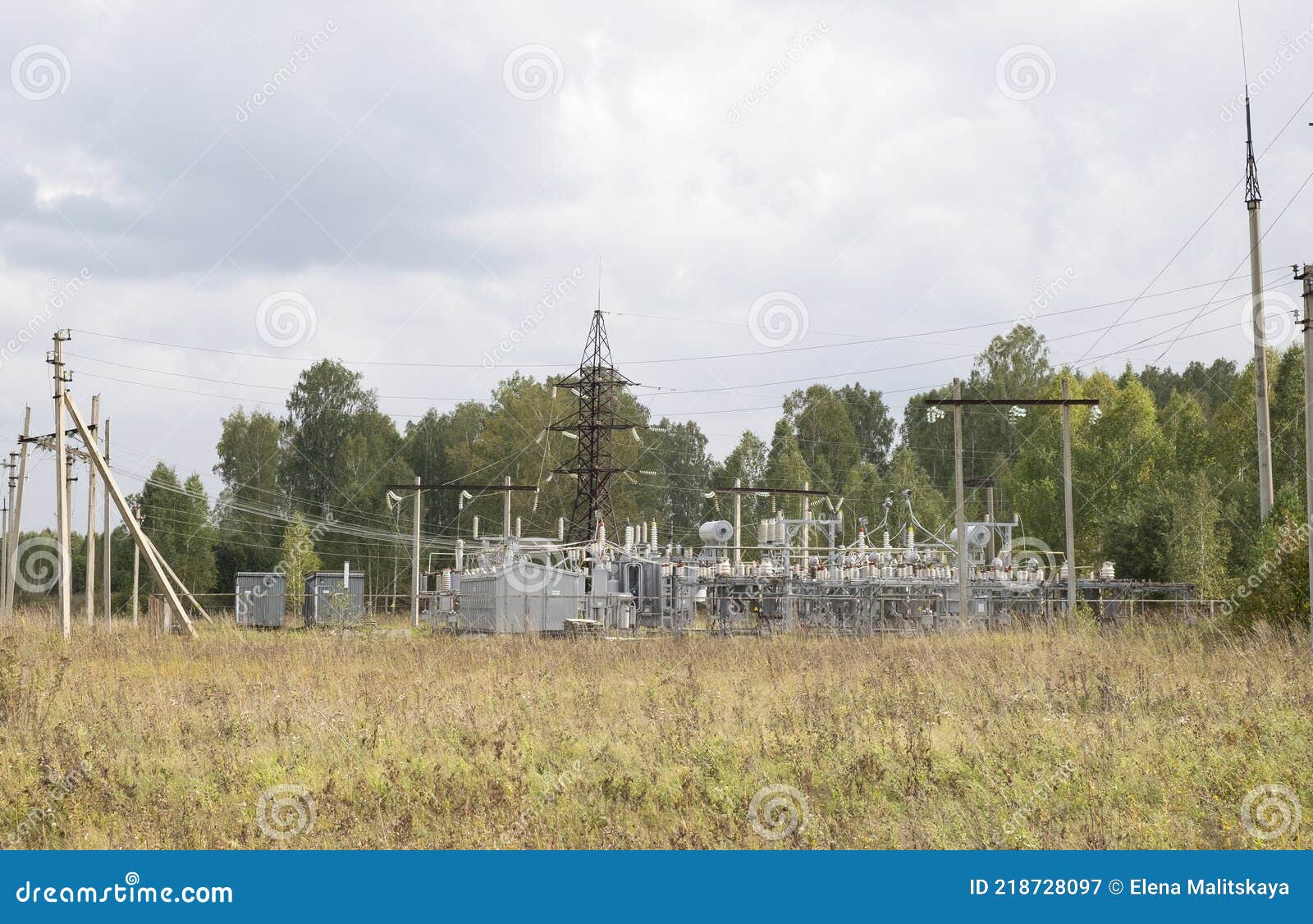Rural Transformer Substation Royalty-Free Stock Photography ...