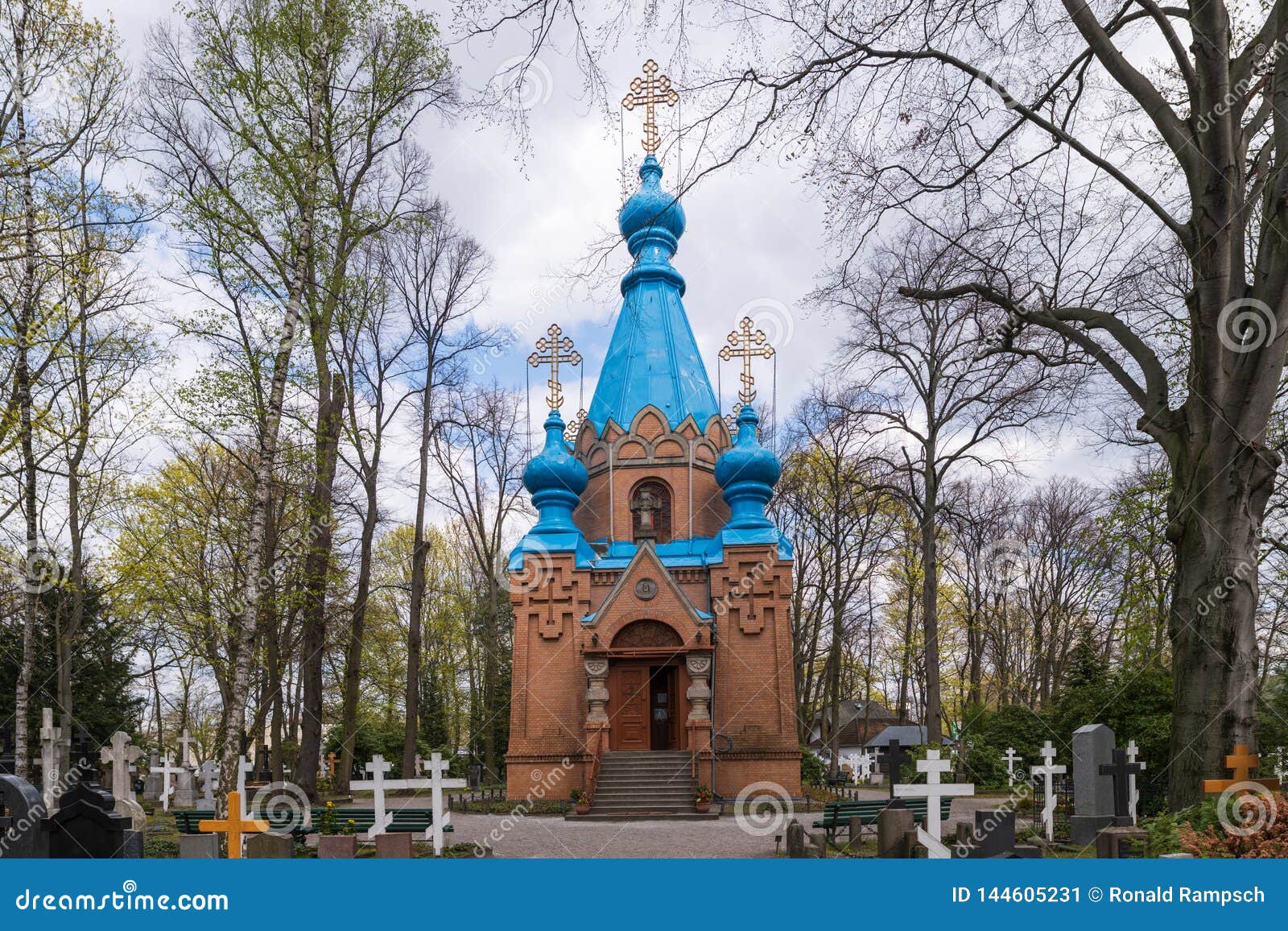 A Small Old Russian Orthodox Church in Berlin , Built in 1895 Editorial ...
