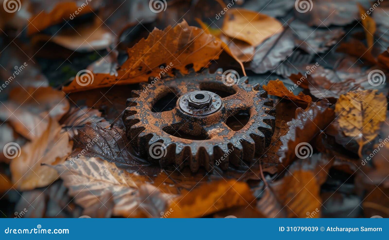 Small Rust Gear Wheel on the Ground, Rusty Gears Stock Image - Image of ...