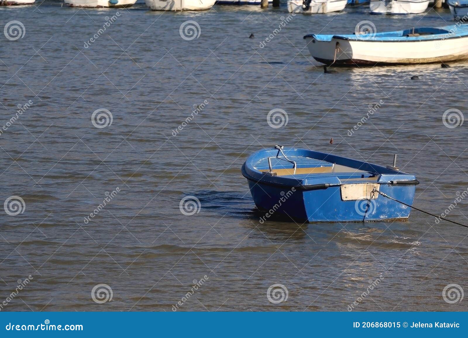 Small Boat stock image. Image of scene, dalmatia, coast - 206868015