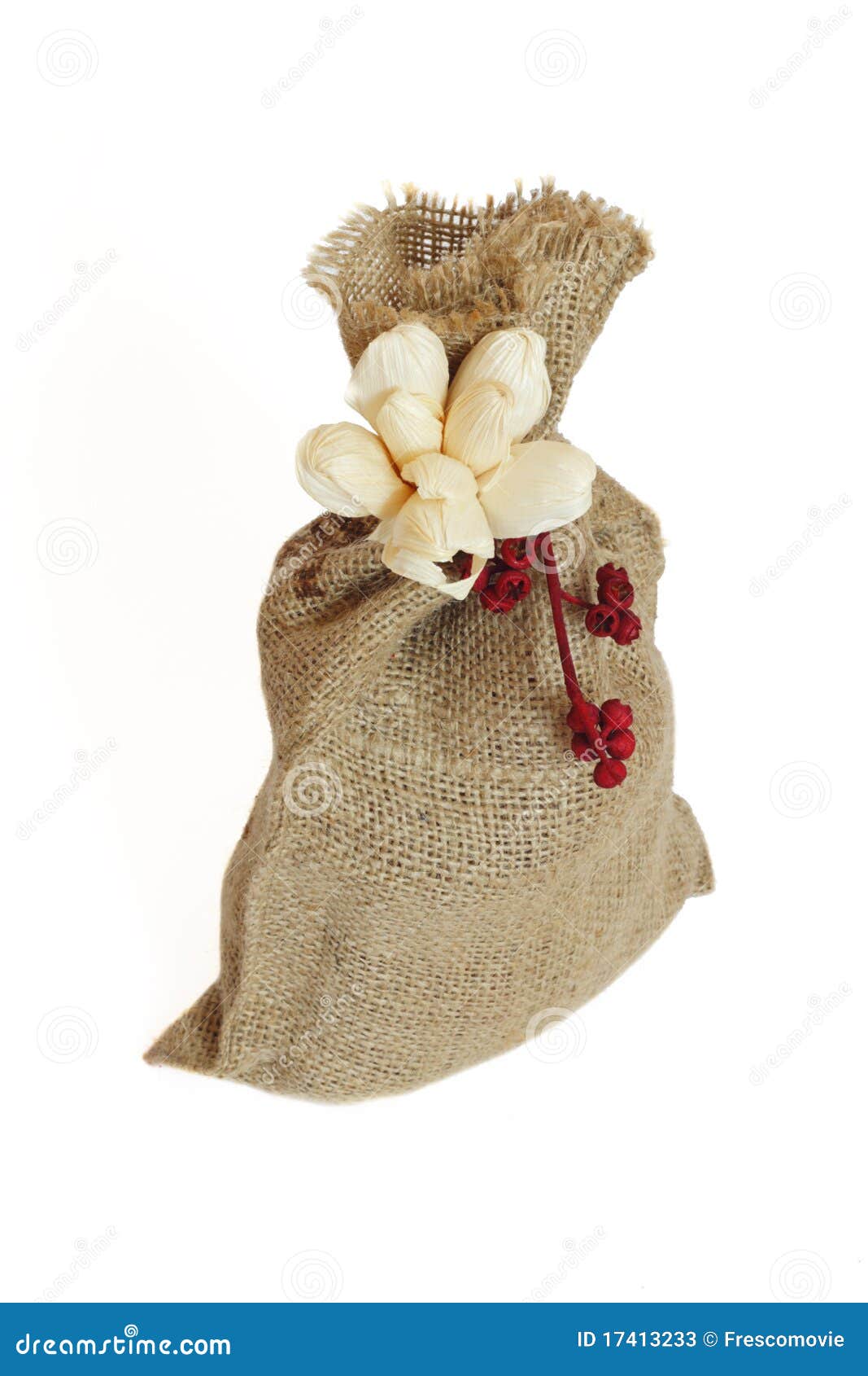 Small sack. stock image. Image of sackcloth, moneybag - 17413233