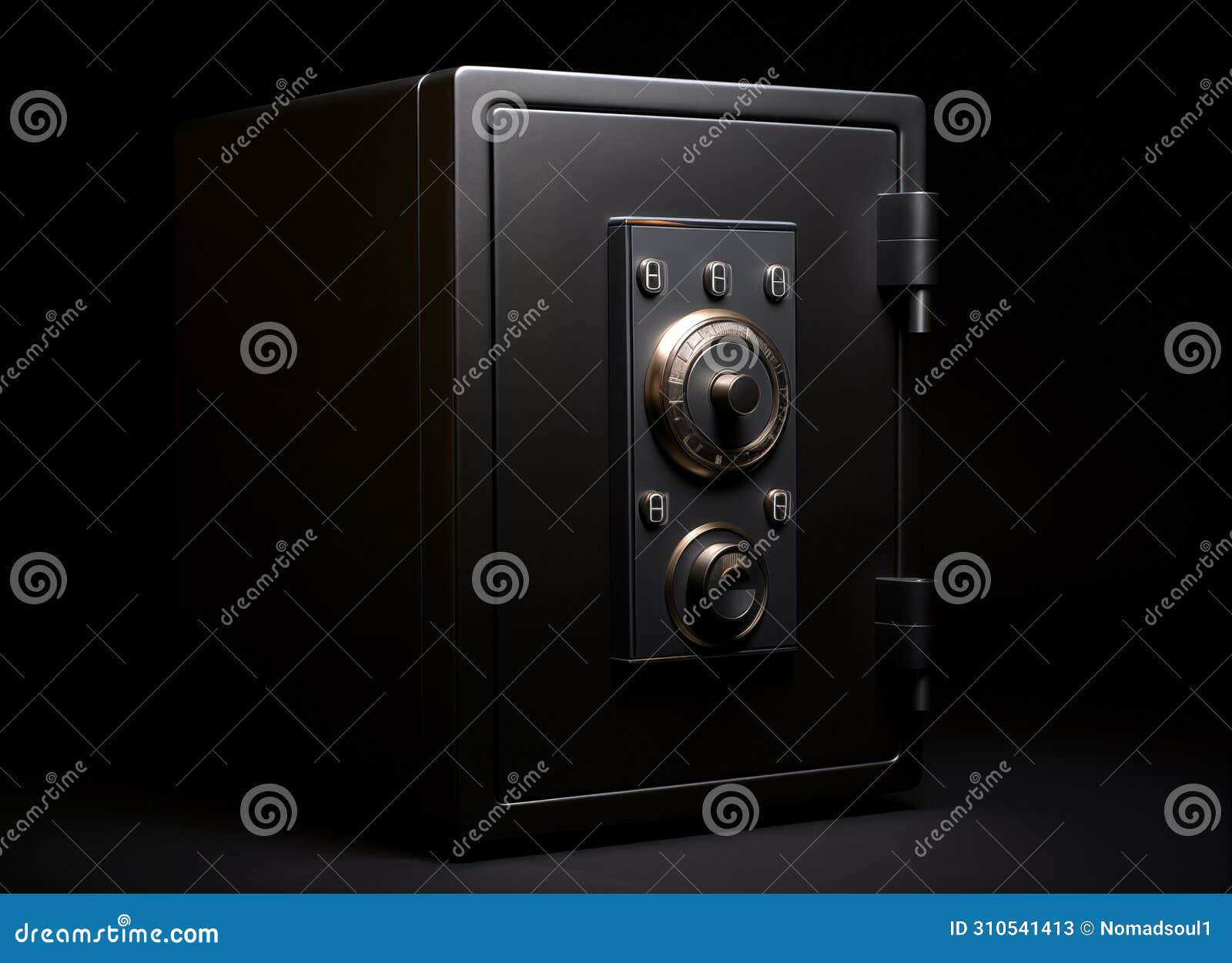 Small Safe Equipped with Biometric Fingerprint Recognition. Generative ...