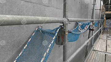 Small Safety Net To Be Installed Under the Scaffolding To Prevent ...