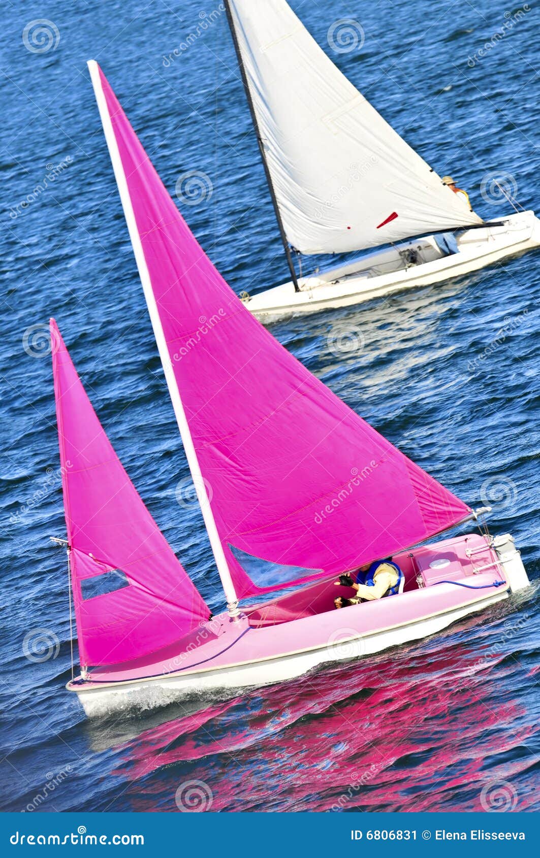 Small sailboats stock image. Image of regatta, racing - 6806831