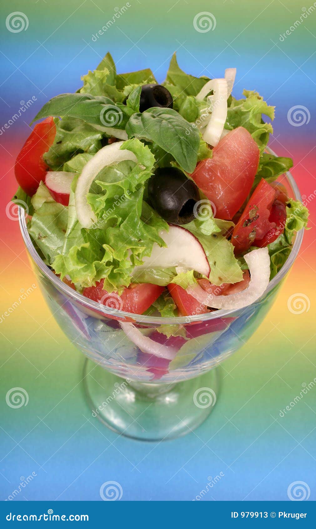 A small salad stock image. Image of sensitive, paprika - 979913