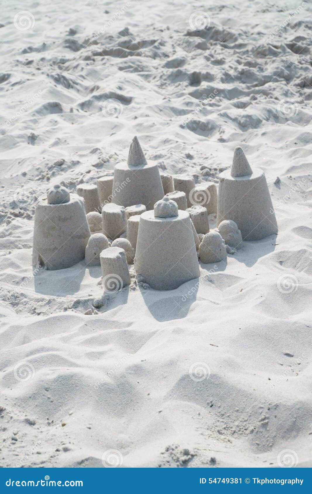 Small sand castle stock image. Image of vacations, sand - 54749381