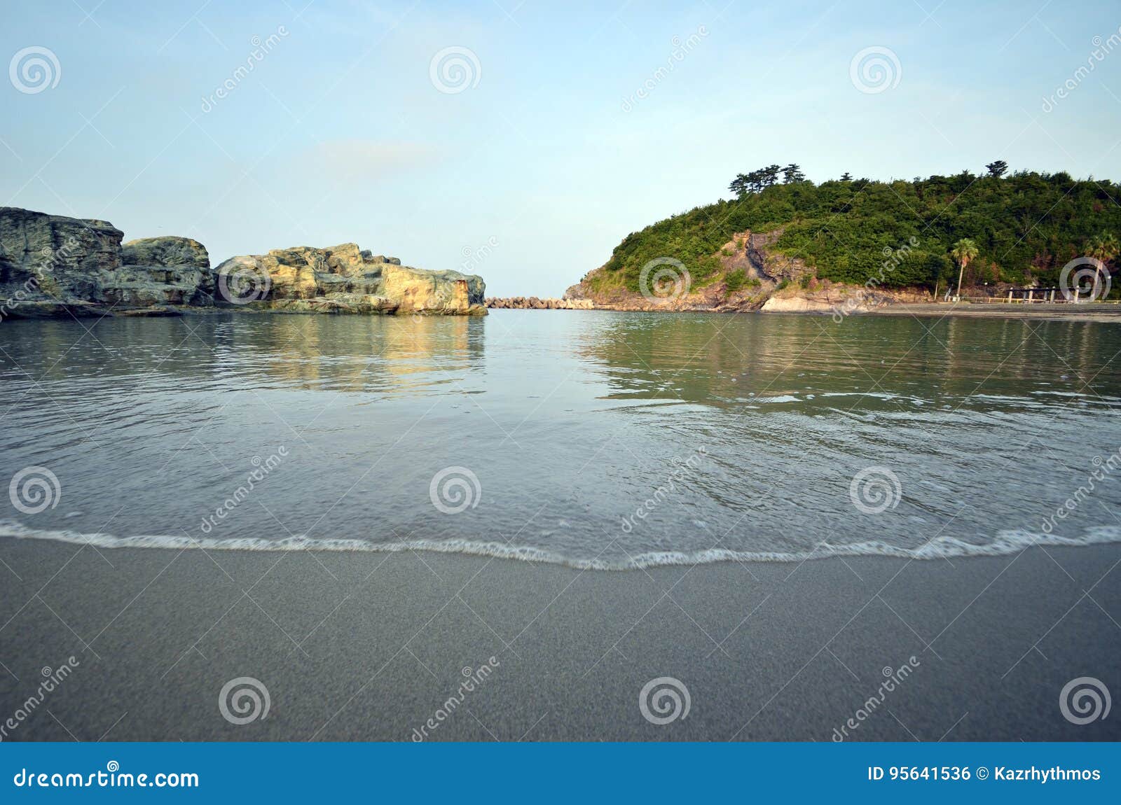 Small Sandy Beach of Japan. Stock Photo - Image of travel, japan: 95641536