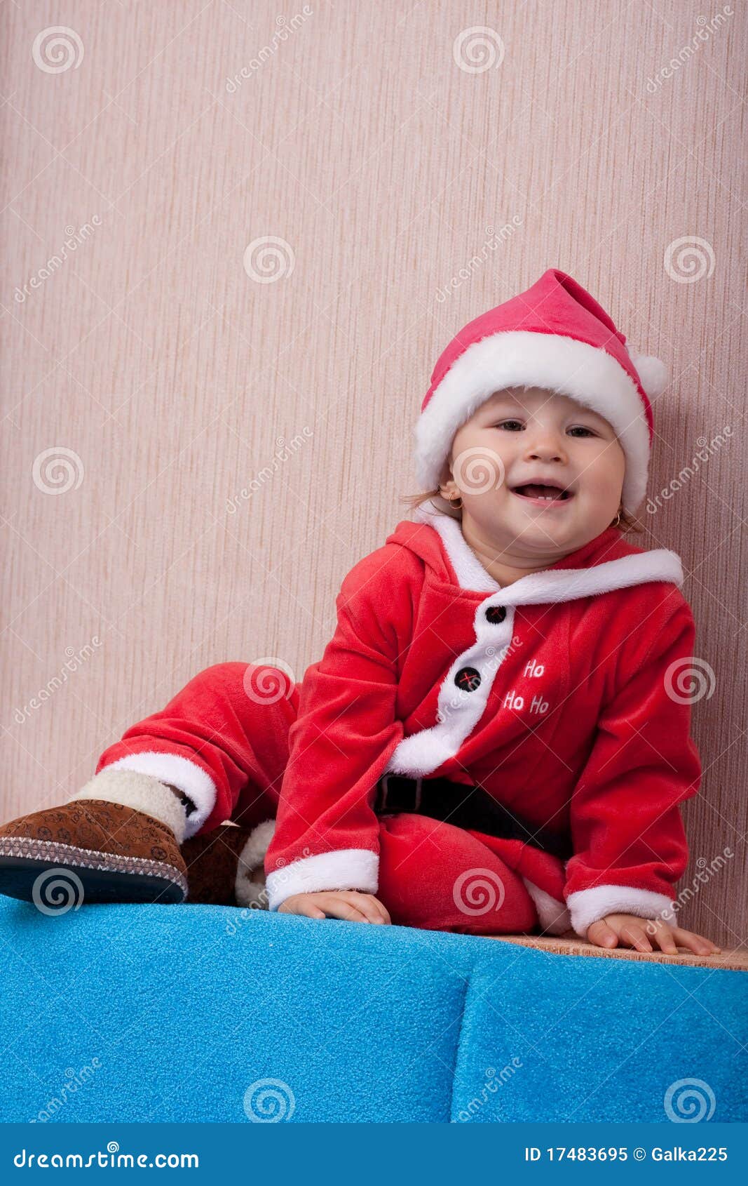 Small Santa Claus stock image. Image of small, girl, childhood - 17483695
